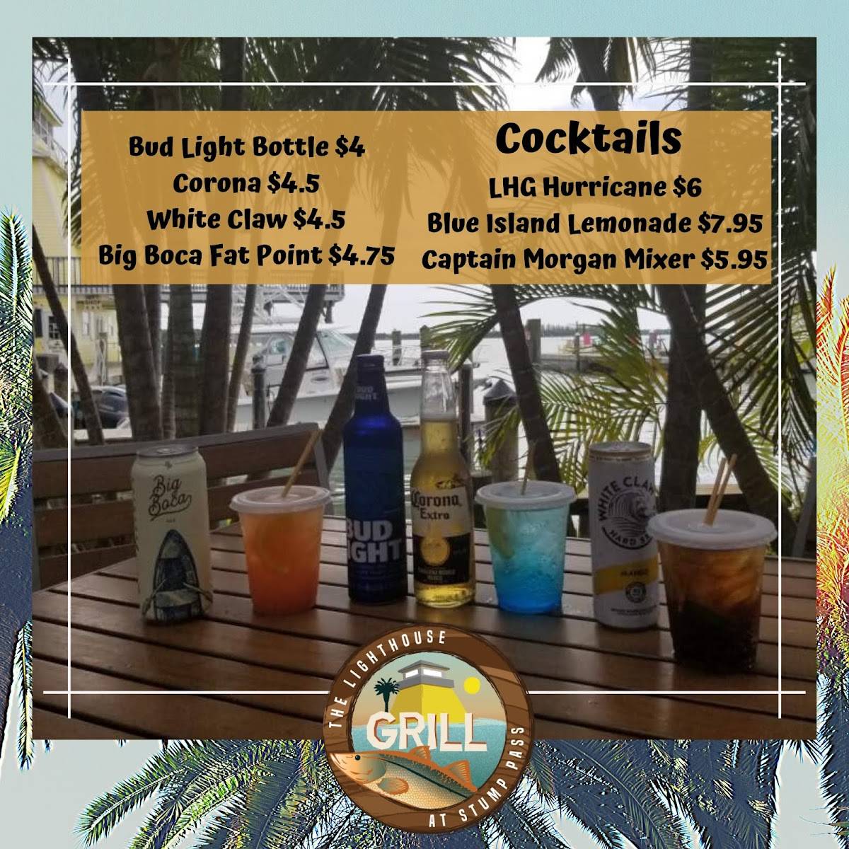 Menu at Lighthouse Grill and Tiki Bar, Englewood