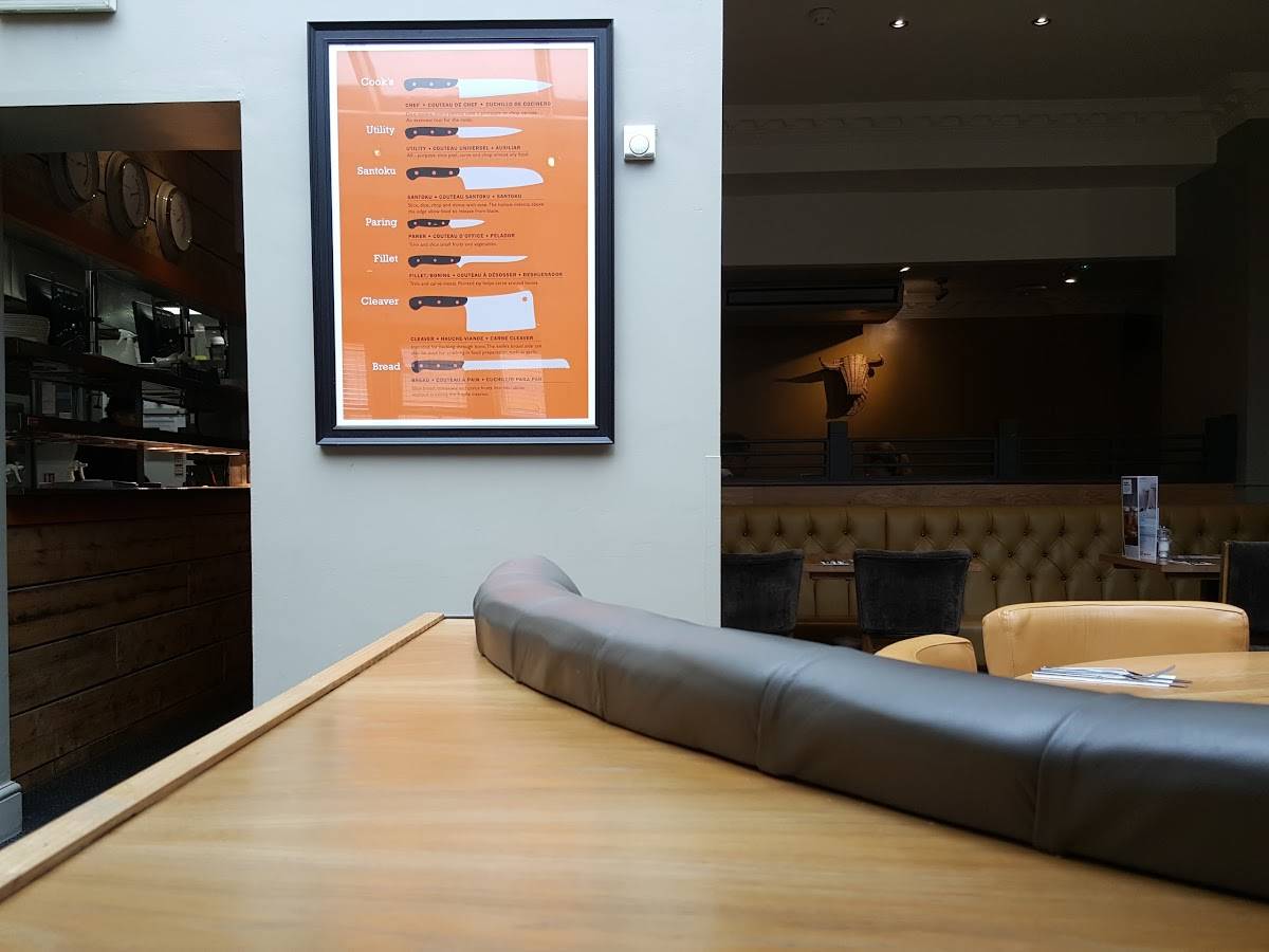 Menu at Longford House Beefeater restaurant, Cannock