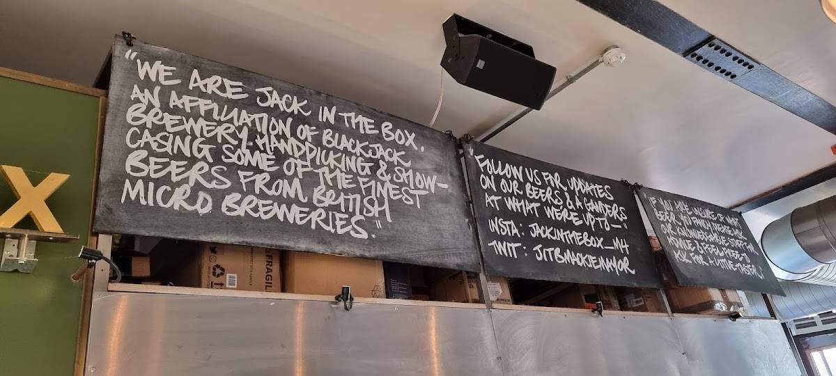 Menu at Mackie Mayor pub & bar, Manchester