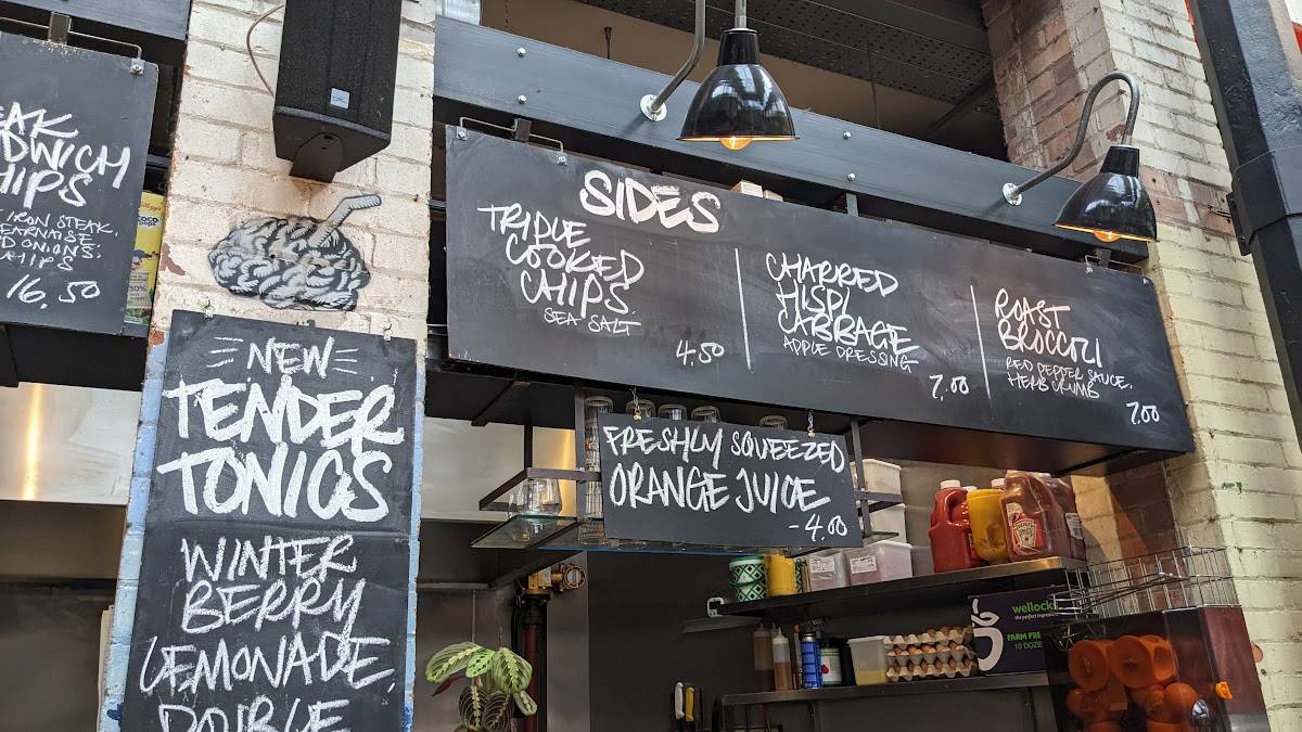 Menu at Mackie Mayor pub & bar, Manchester