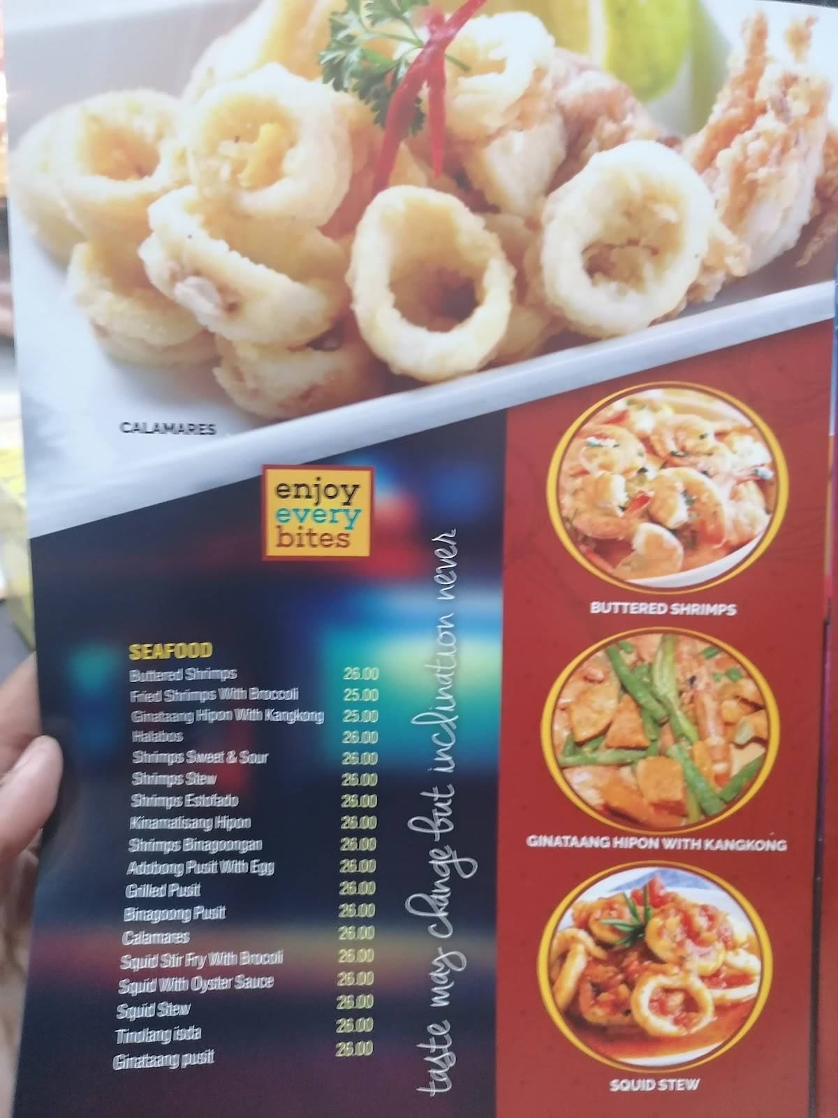 Menu at Manila Pinoy Restaurant And Bakery, Abu Dhabi, E18-02