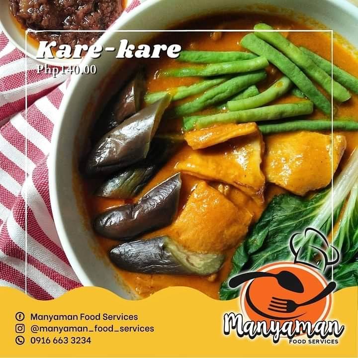 Menu at Manyaman Food Services restaurant, Bacoor