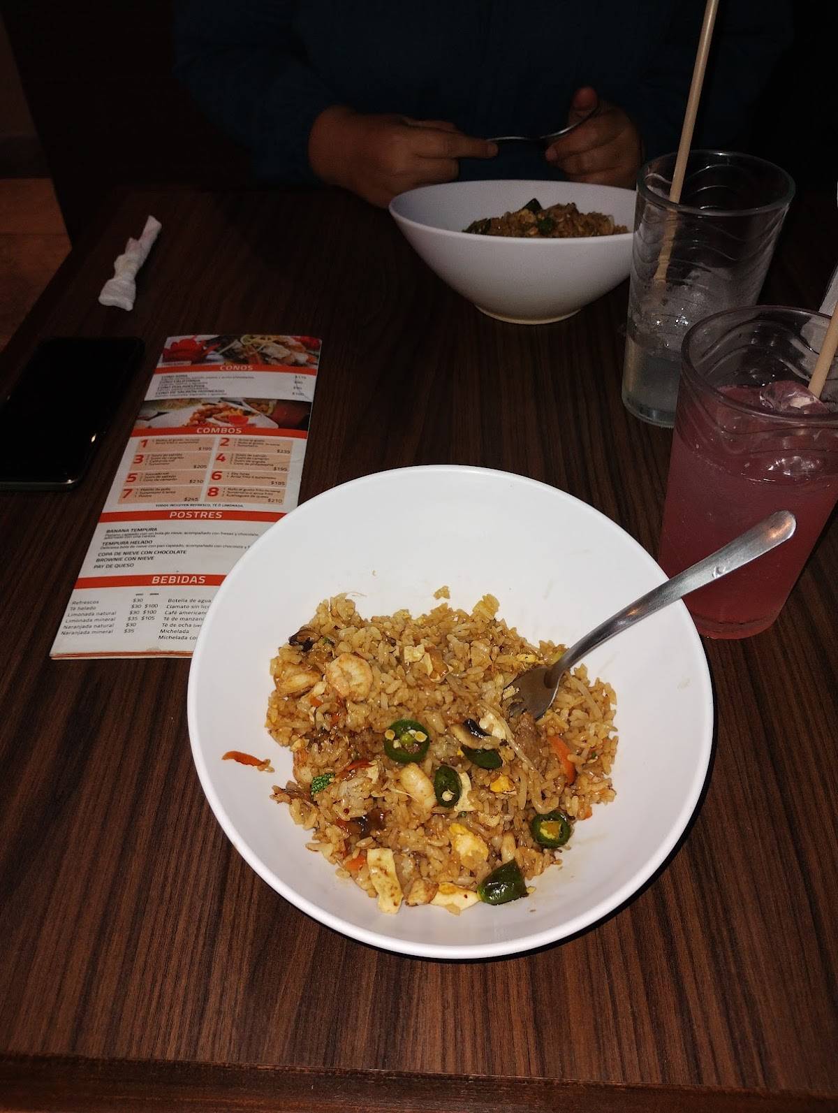 Menu at Sora Sushi Bar, Matamoros, Calle Sexta 504 Plaza Andrea