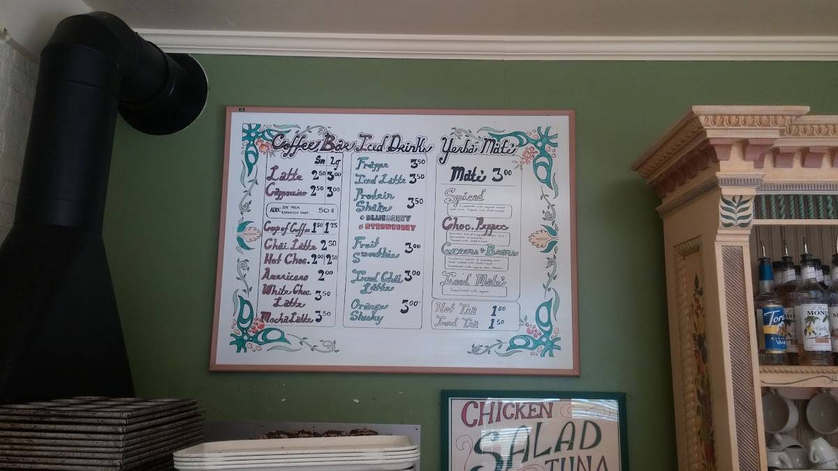Menu at Midwest Cafe and Market, Jasper