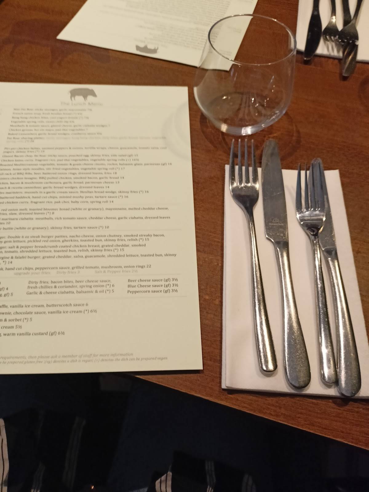 Menu at The Fat Boar Mold pub & bar, Mold