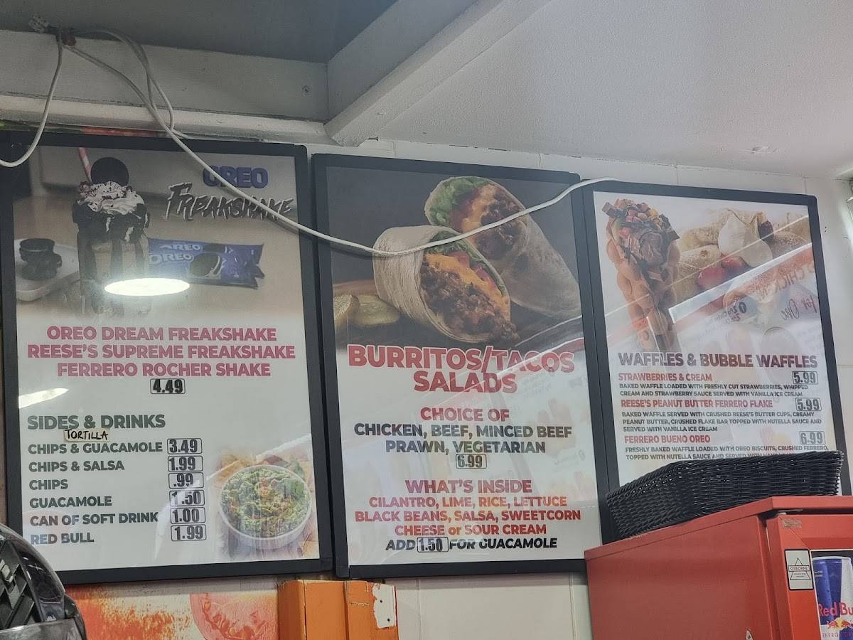 Menu at Naga Chicken restaurant, London