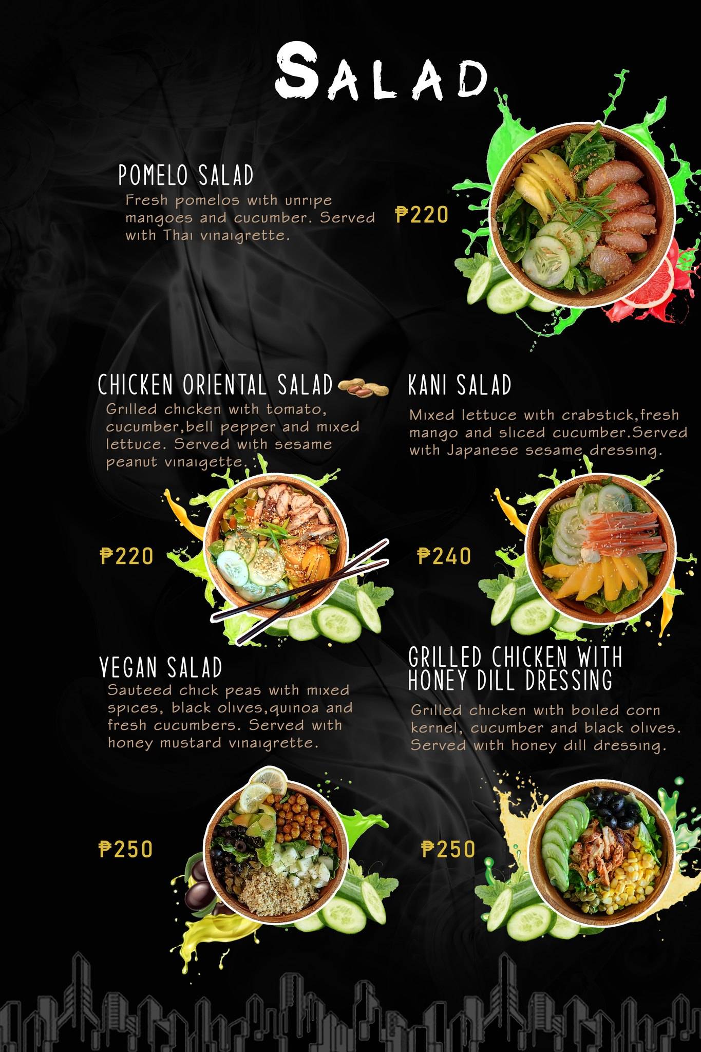 Menu at OUT OF NOWHERE KITCHEN restaurant, Davao City, SM Lanang Premier