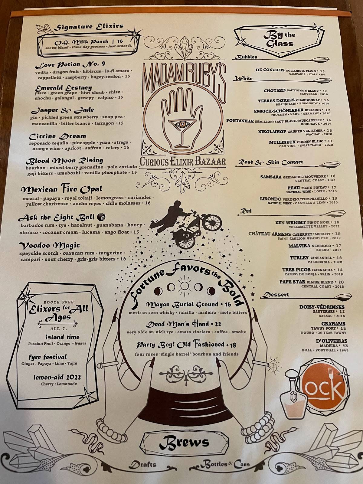 Menu at Orchard City Kitchen pub & bar, Campbell
