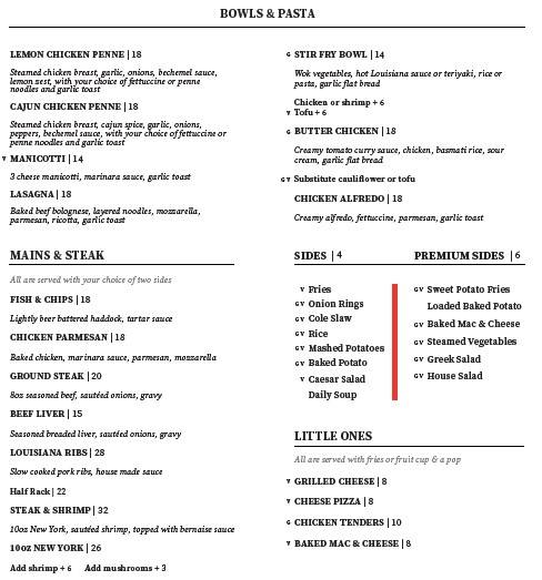 Menu at Papertown Motor Inn restaurant, Powerview-Pine Falls