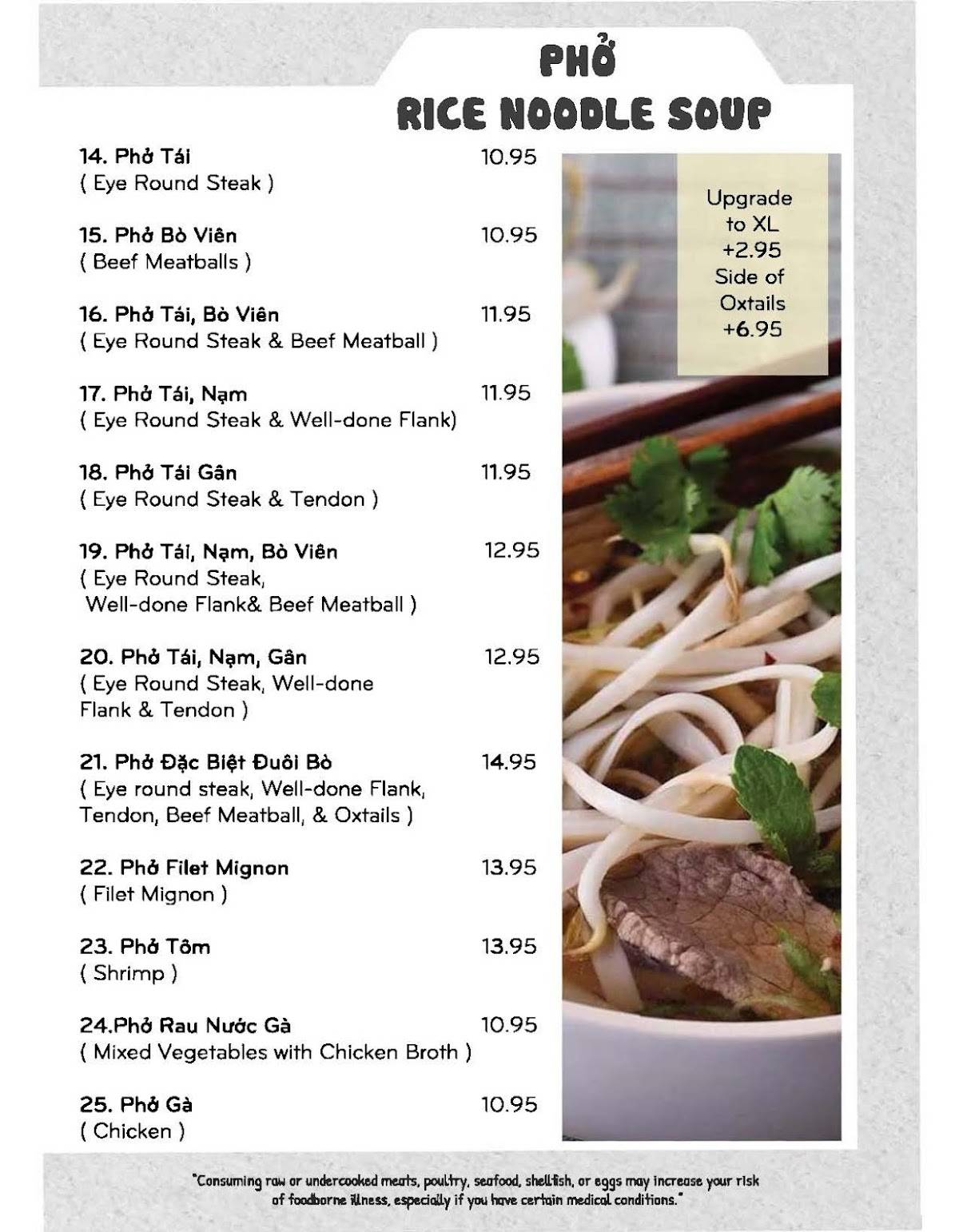 Menu at Pho 54 & Grill restaurant, Oviedo, Alafaya Trail #160
