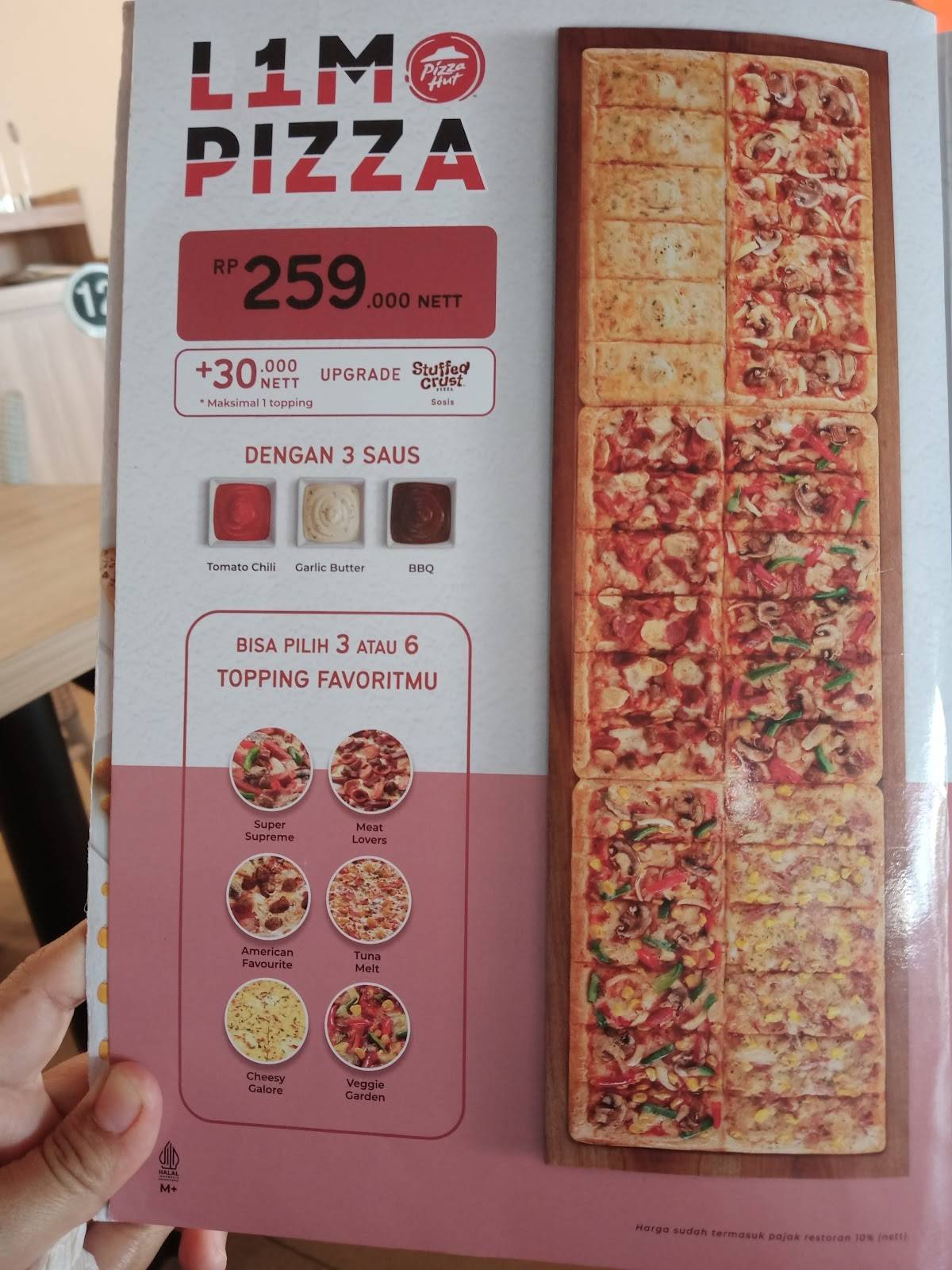 Menu at Pizza Hut Restoran - Ramayana Baturaja restaurant, Indonesia