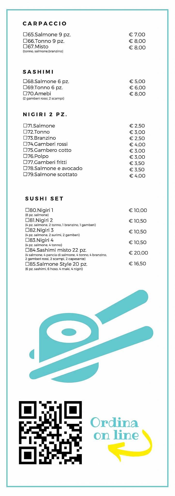 Speisekarte von Poke Bowl Pula restaurant, Pula