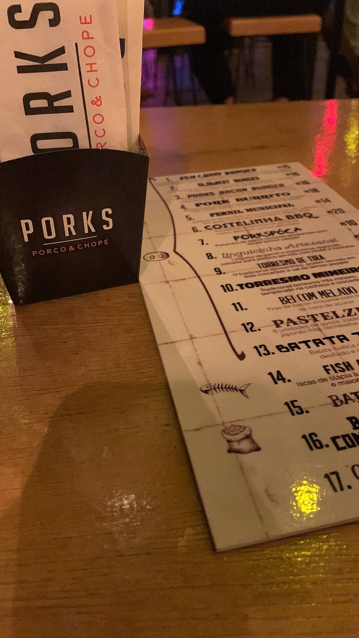 Menu em Porks - Sinop pub & Bar, Sinop