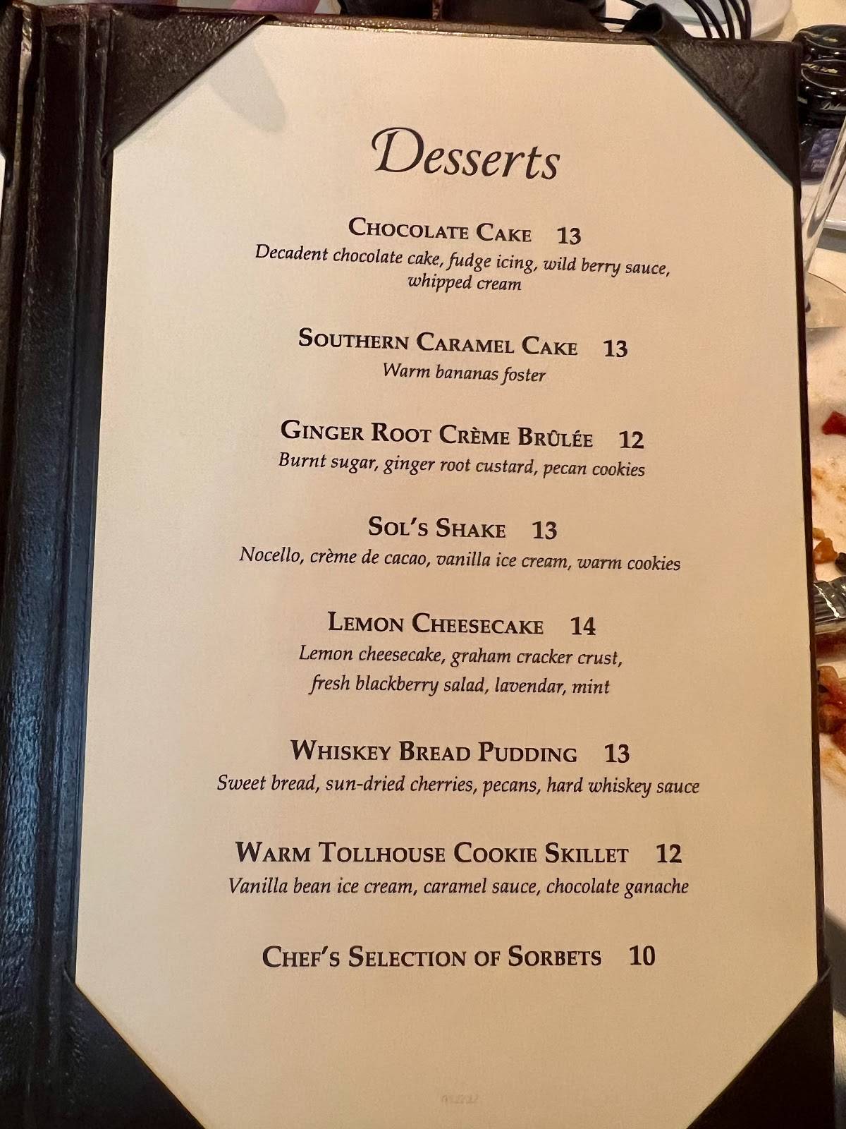 Menu at Halls Chophouse Nexton (Summerville) pub & bar, Summerville ...