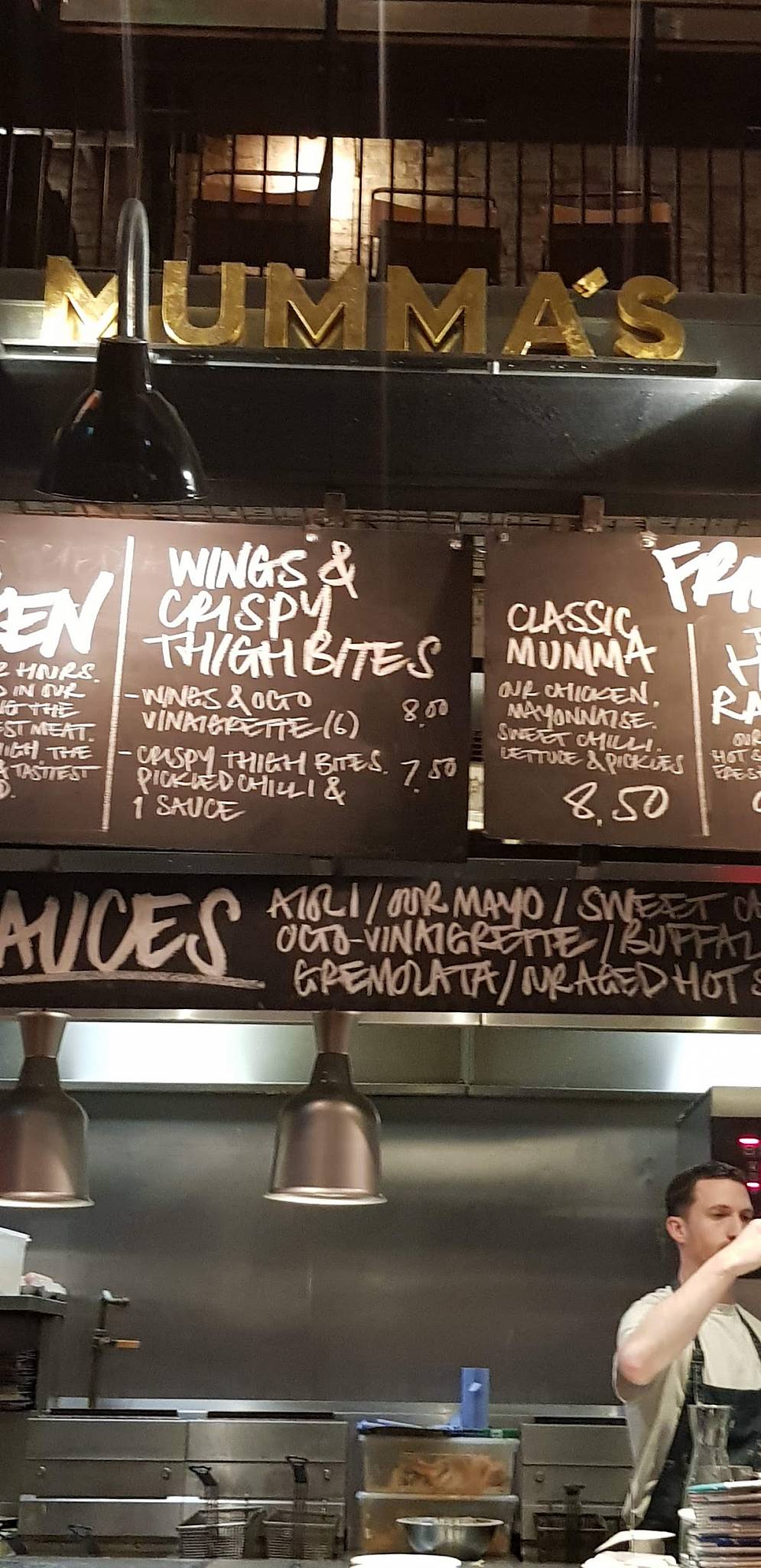 Menu at Mackie Mayor pub & bar, Manchester