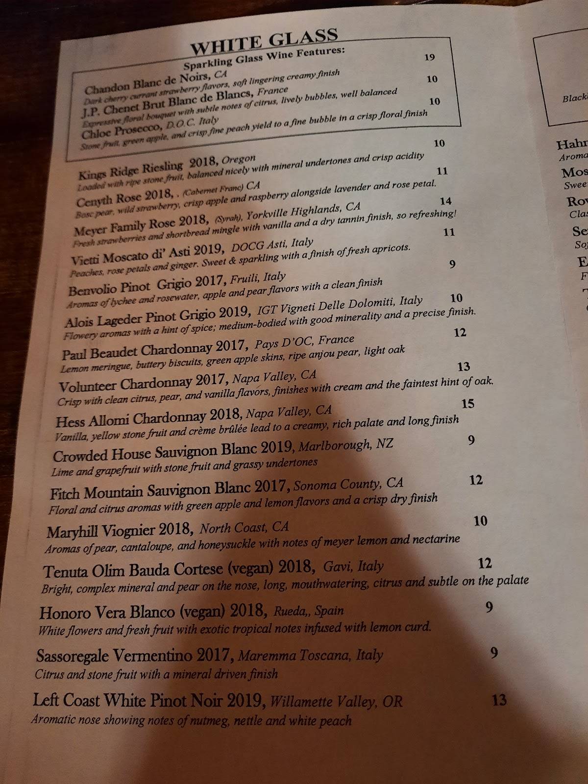 Menu at The Saddle Room pub & bar, Hoffman Estates