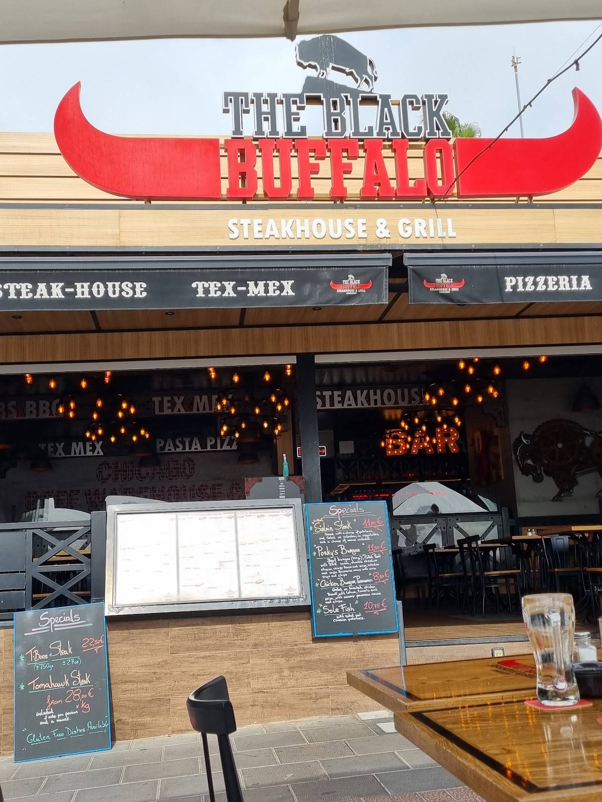 Menu at Black Buffalo Steakhouse & Grill, Puerto del Carmen