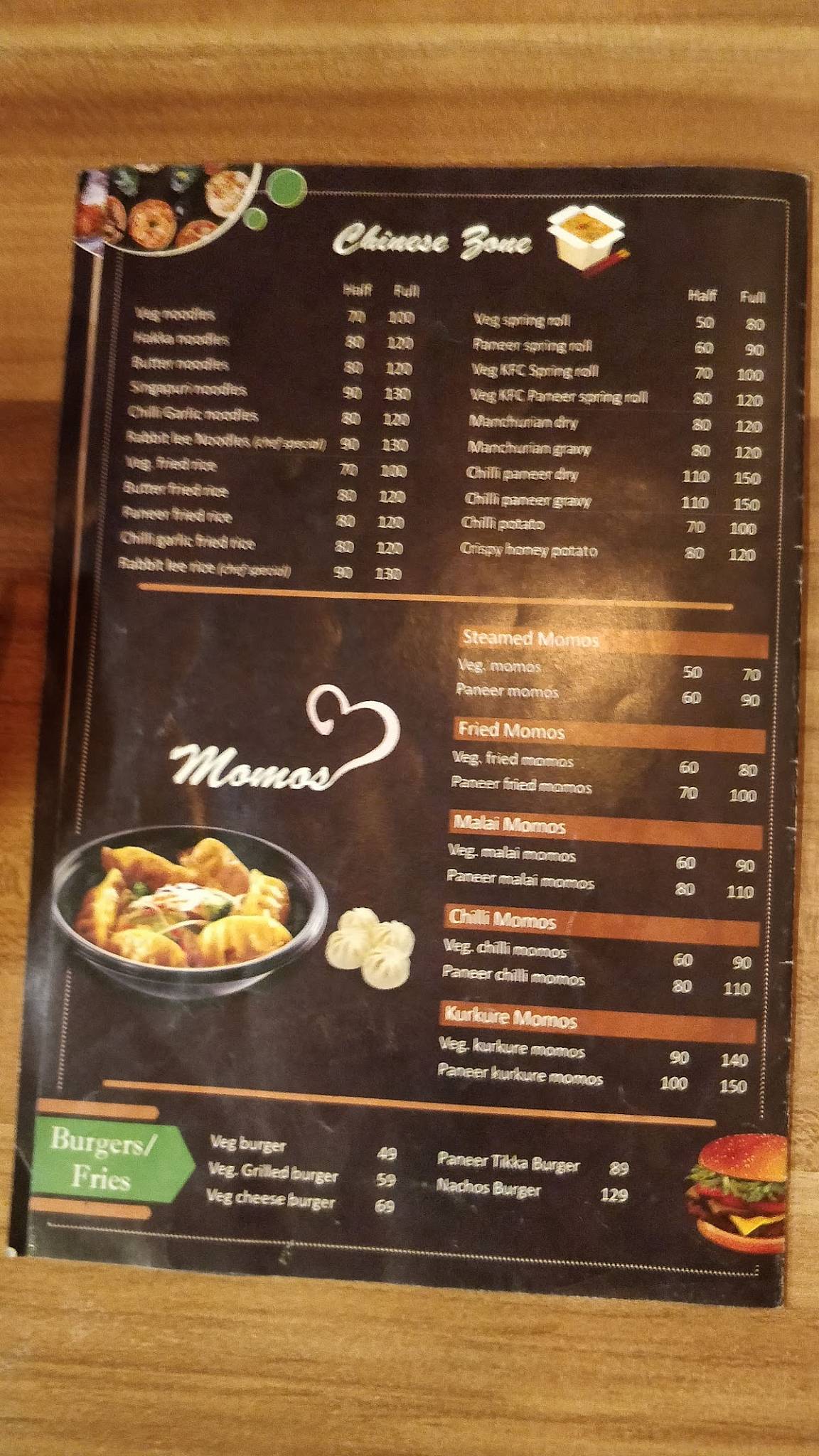 Menu at Rabbit Lee Cafe, Delhi