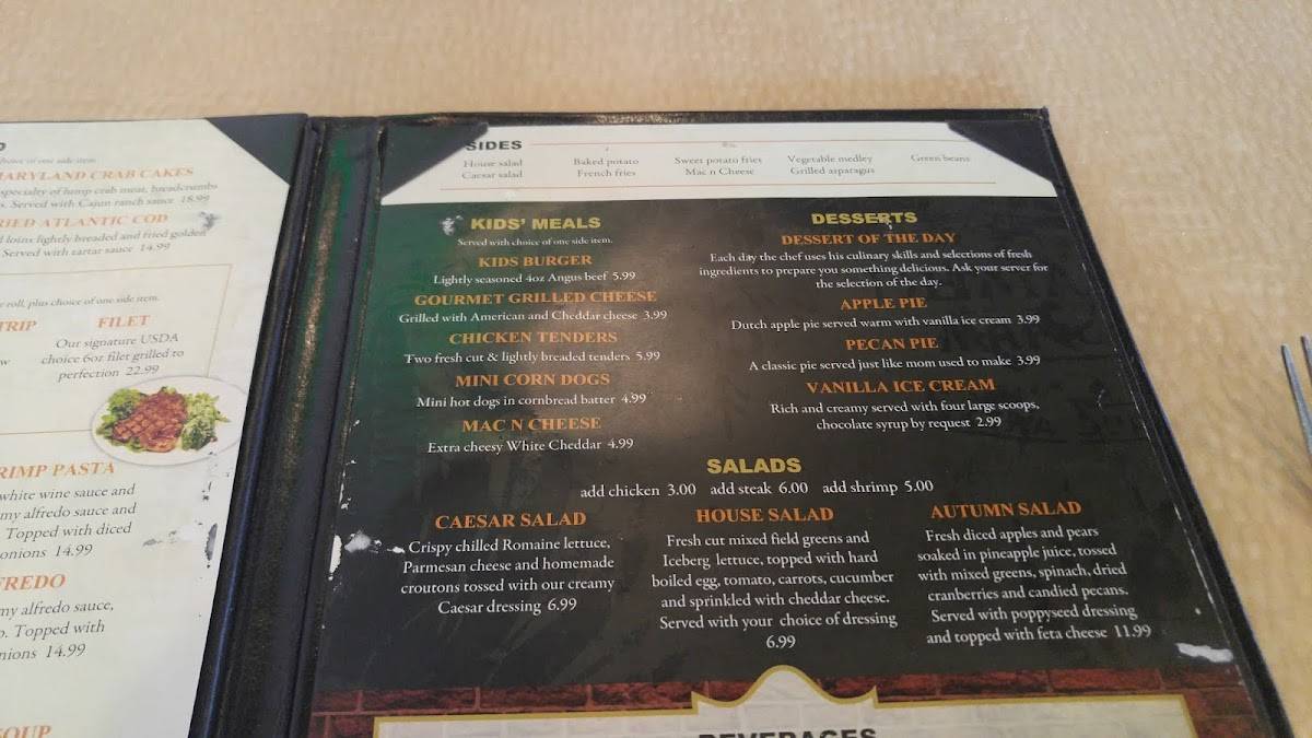 Menu at Rails Craft Brew & Eatery pub & bar, Seymour