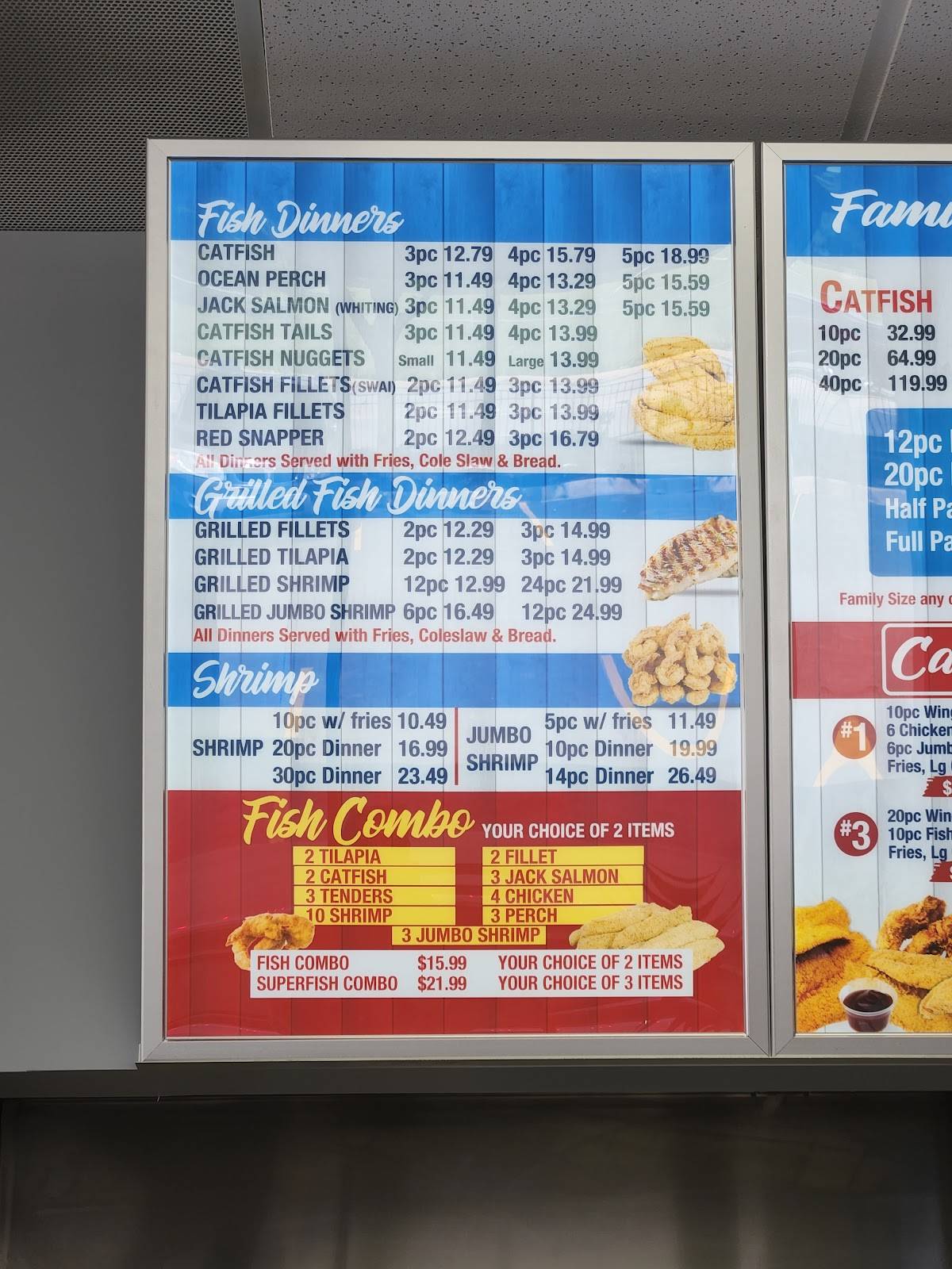 Menu at Red Snapper Kedzie pizzeria, Chicago, W 87th St