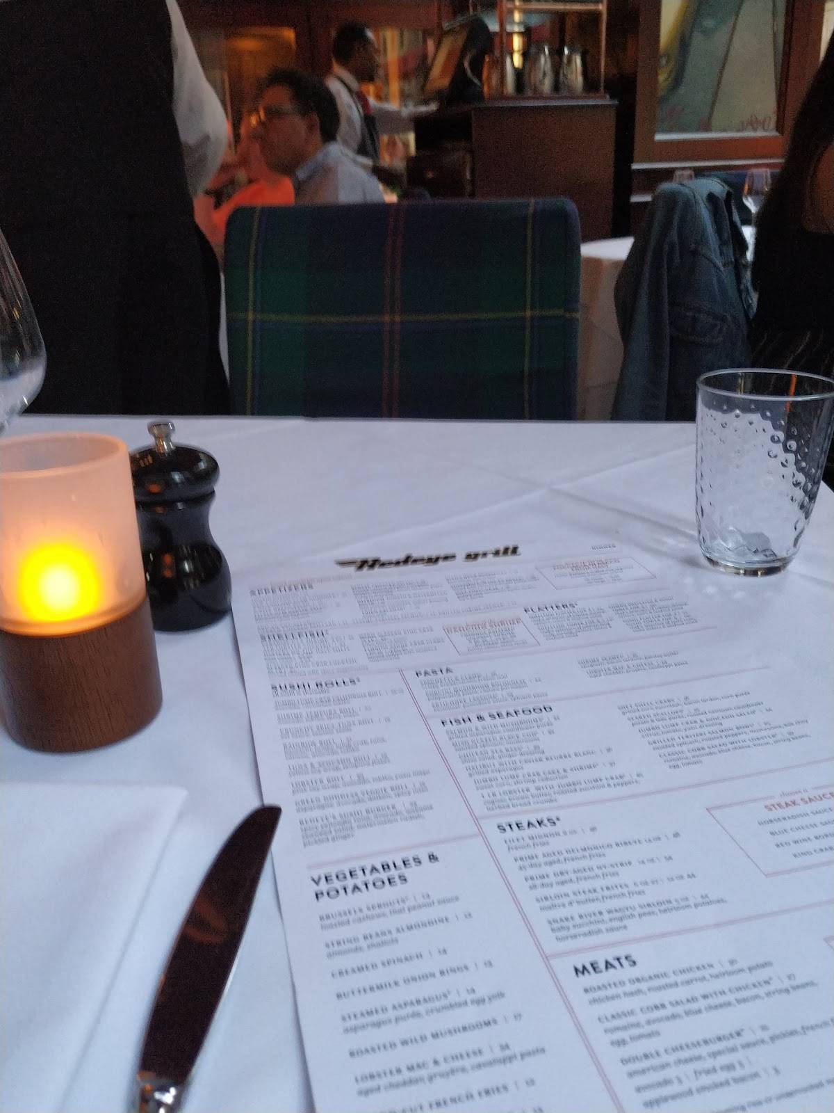 Menu at Redeye Grill pub & bar, West New York
