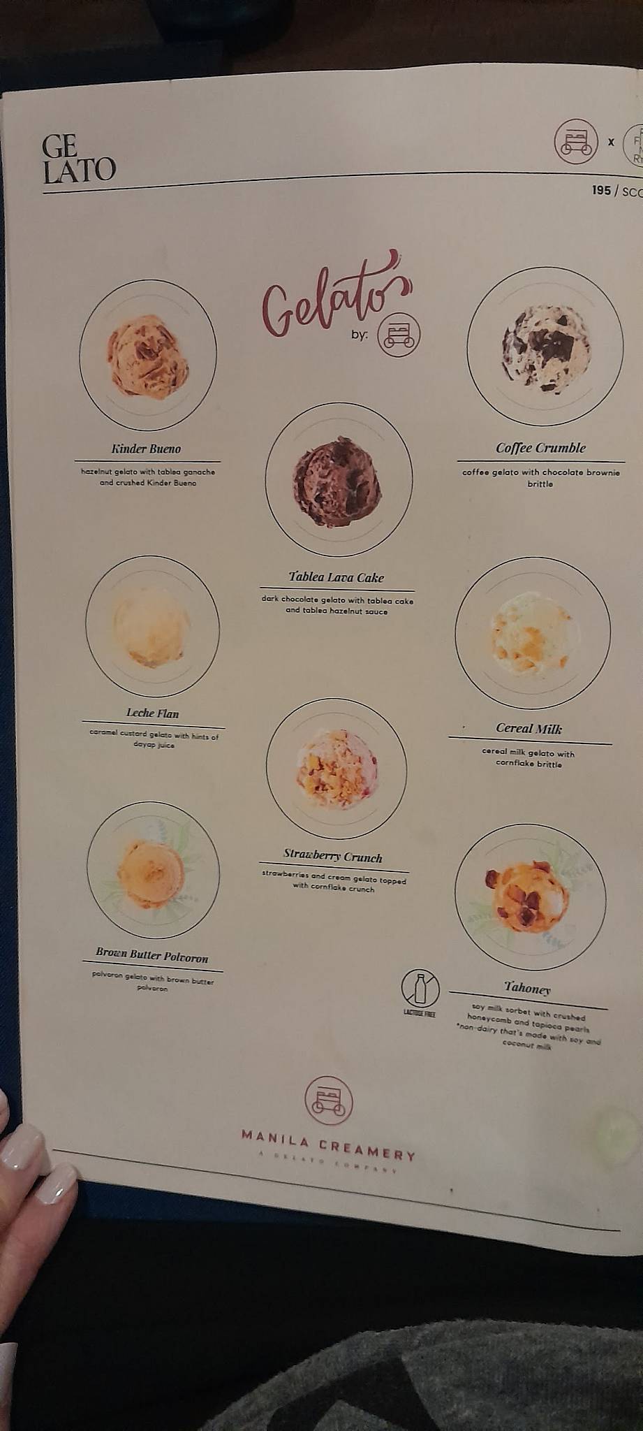 Menu at Refinery cafe, Makati, Joya Tower