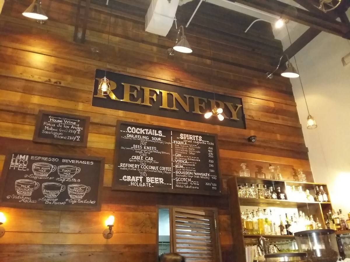 Menu at Refinery cafe, Makati, Joya Tower