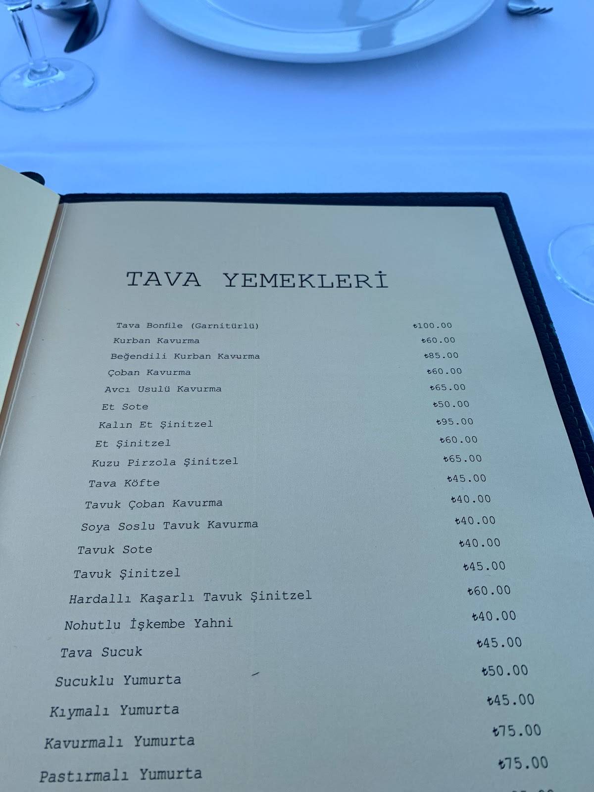 Menu at 7 Mehmet, Antalya, Meltem Mahallesi