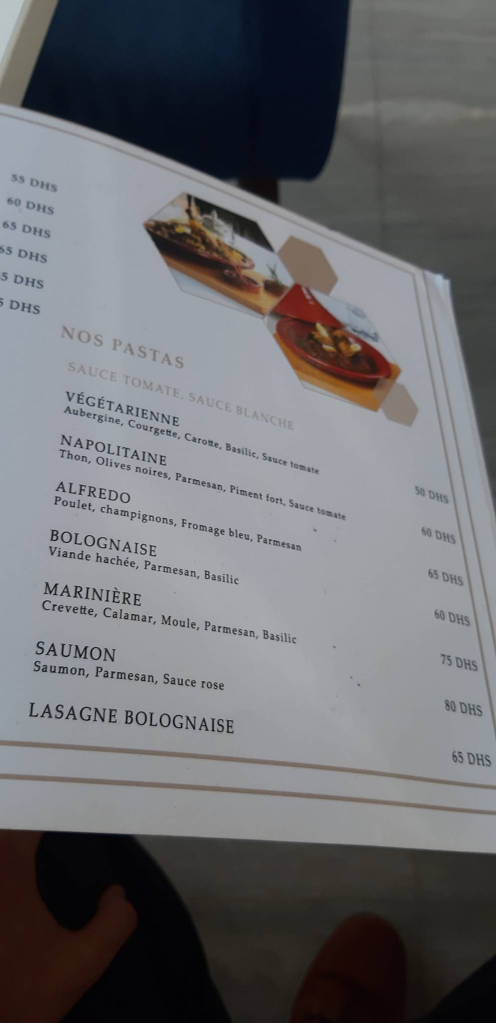 Menu at Bee house restaurant, Casablanca, 692 Bd El Qods
