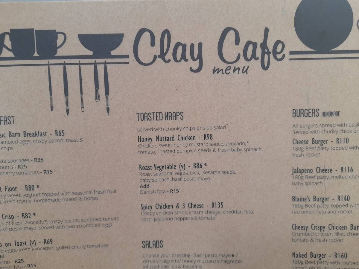 Menu at Create Red Barn - Irene, Olifantsfontein, 7 Nelson Road