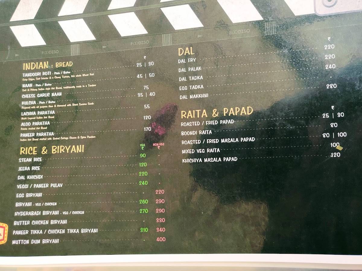 Menu at Foodzso Filmy Dhaba, Virar
