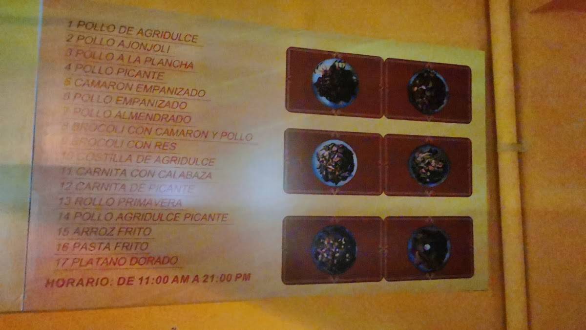 Menu at Happy Chef’s Merida restaurant, Merida