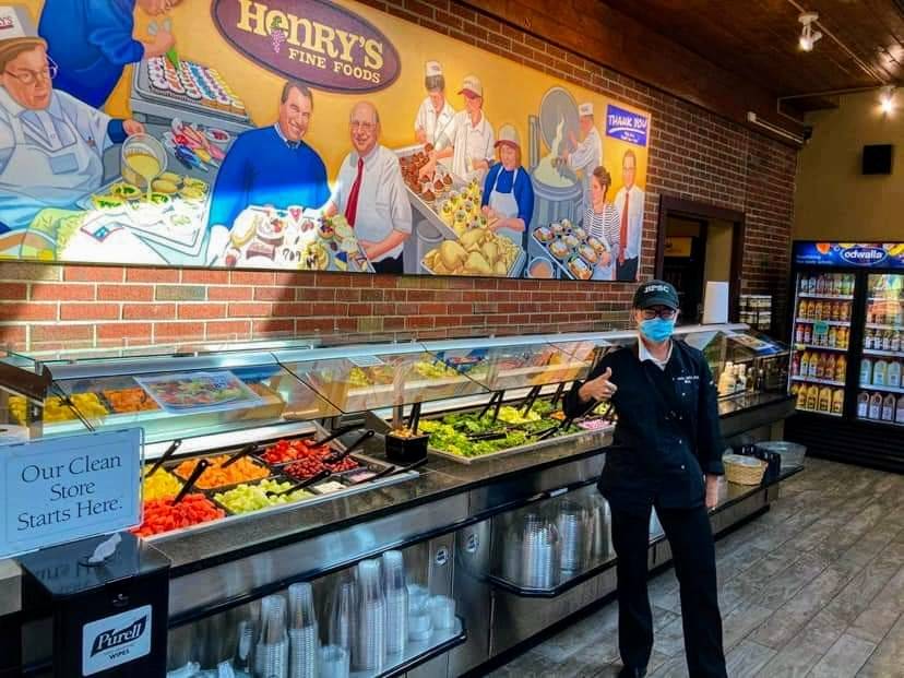 Menu at Henry's Market restaurant, Beverly