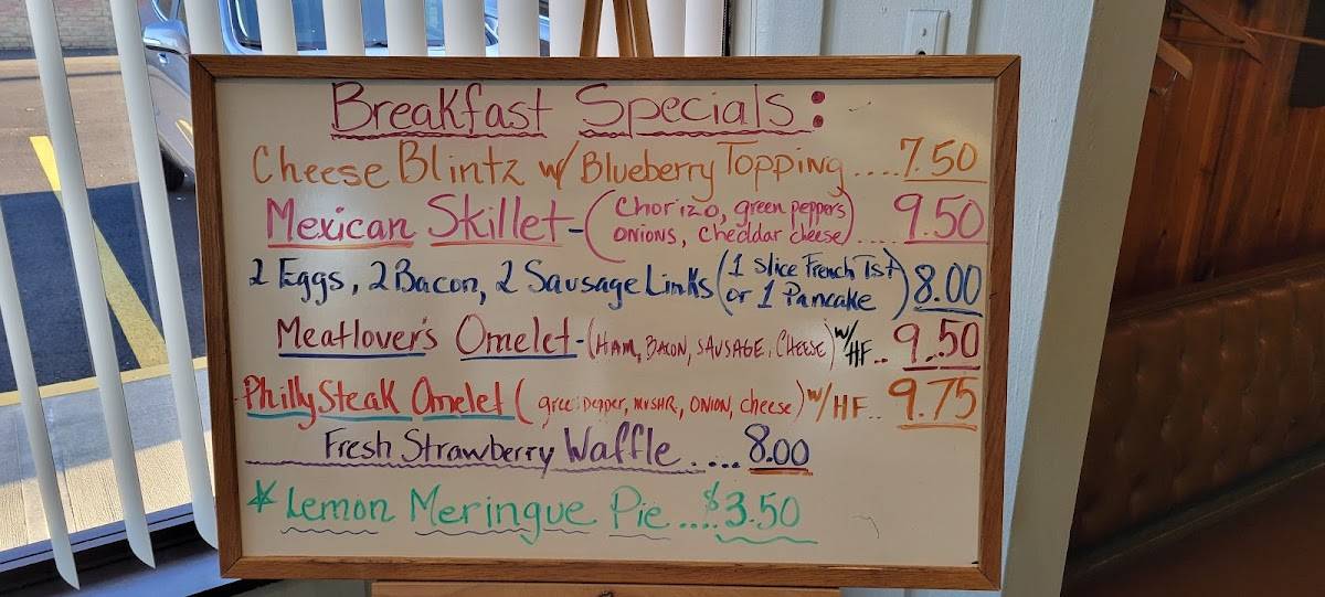 Menu at Katherine's Family Restaurant, Cleveland
