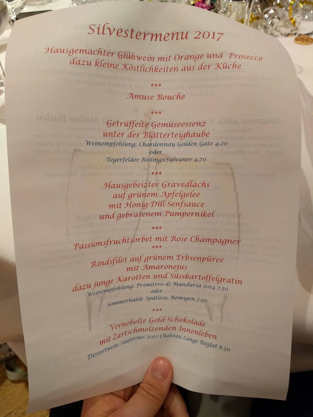 Menu da Restaurant Müli, Mülligen, Mülirain 1
