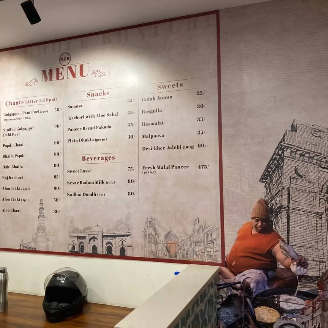 Menu at Natraj Chole Bhature Paharganj Wale, Bengaluru