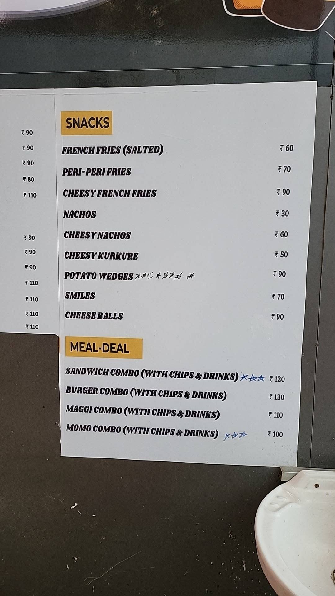 Menu at OMG CHAI CAFE, Bengaluru, ground Floor