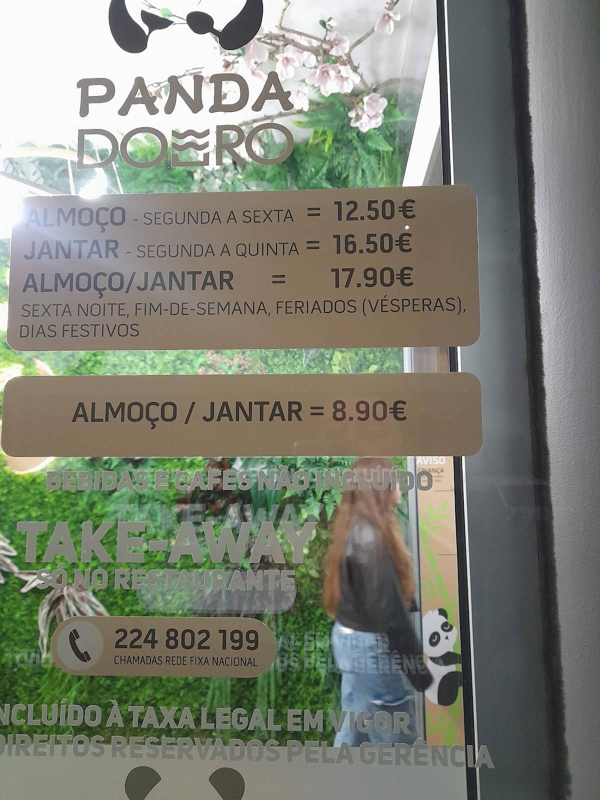 Menu em Panda Douro restaurante, Rio Tinto