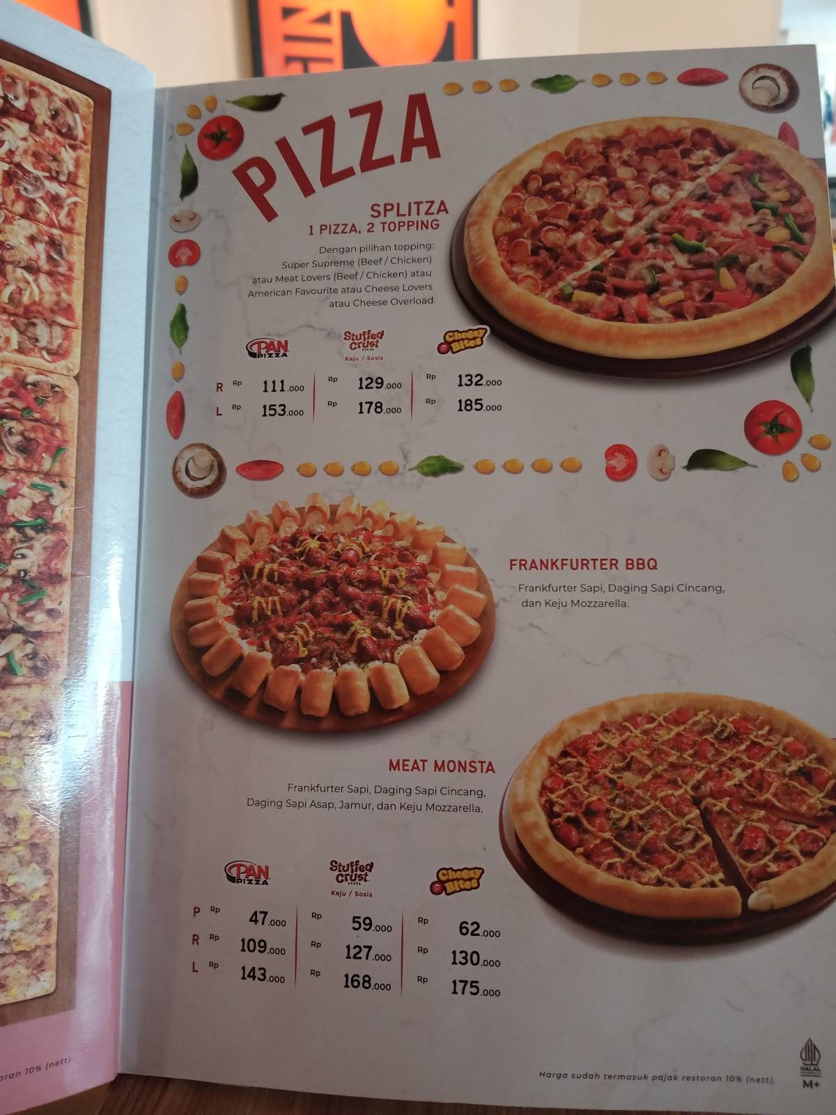 Menu at Pizza Hut Restoran - Ramayana Baturaja restaurant, Indonesia