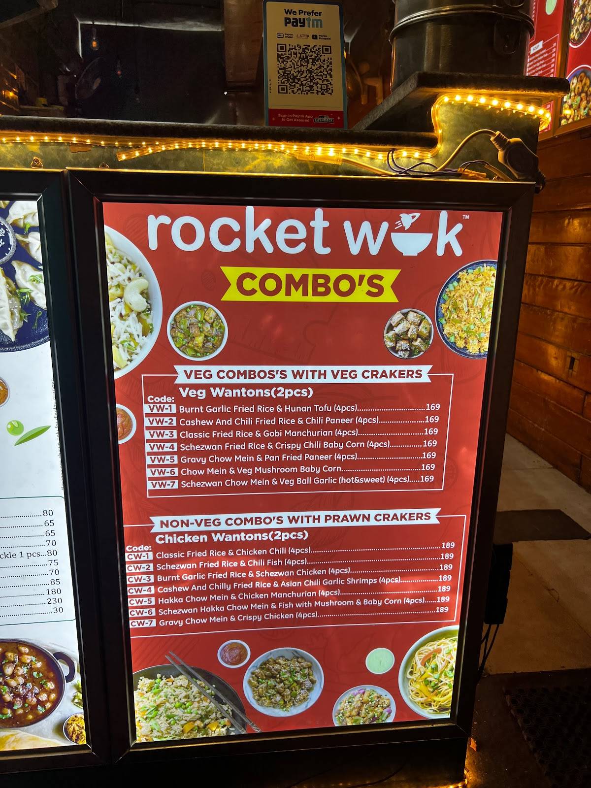 Menu at Rocket Wok, Bengaluru