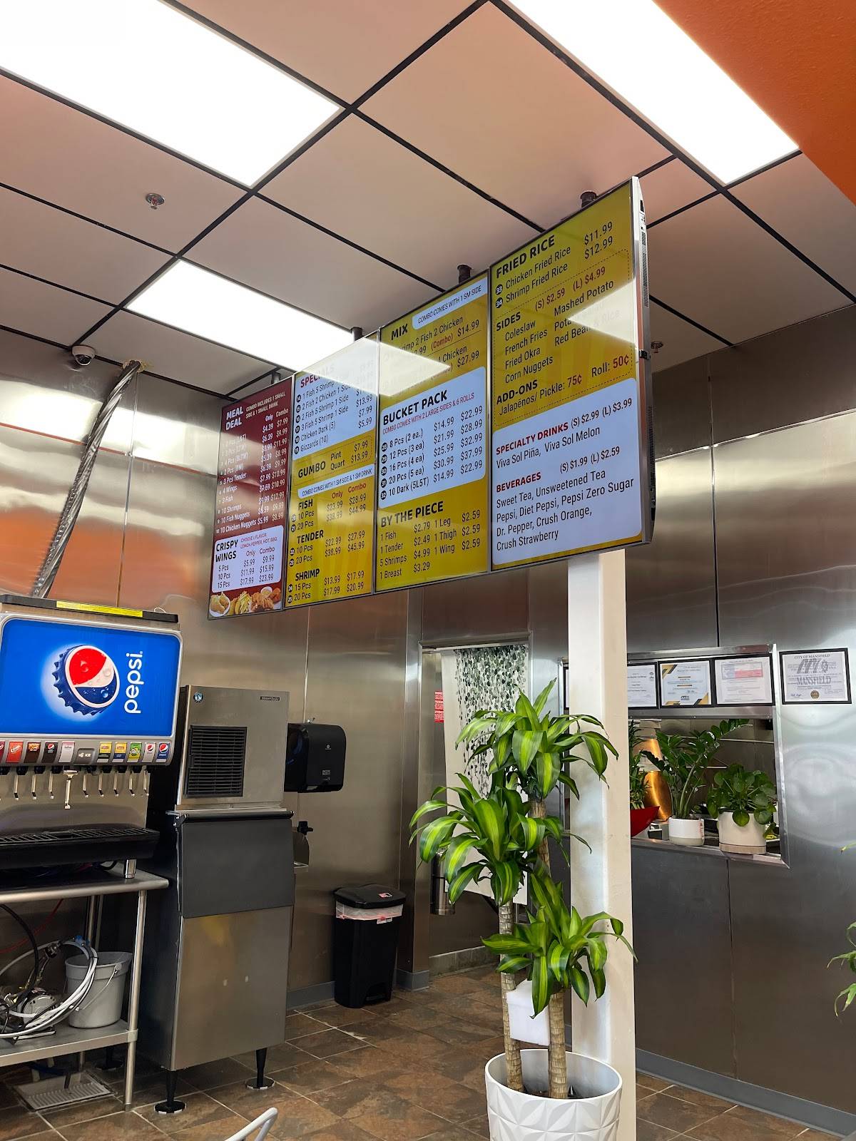Menu at The Hen House Fried Chicken & Seafood - Mansfield restaurant ...