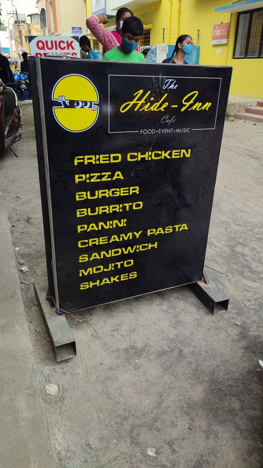 Menu at The Hide - Inn Cafe, Chennai