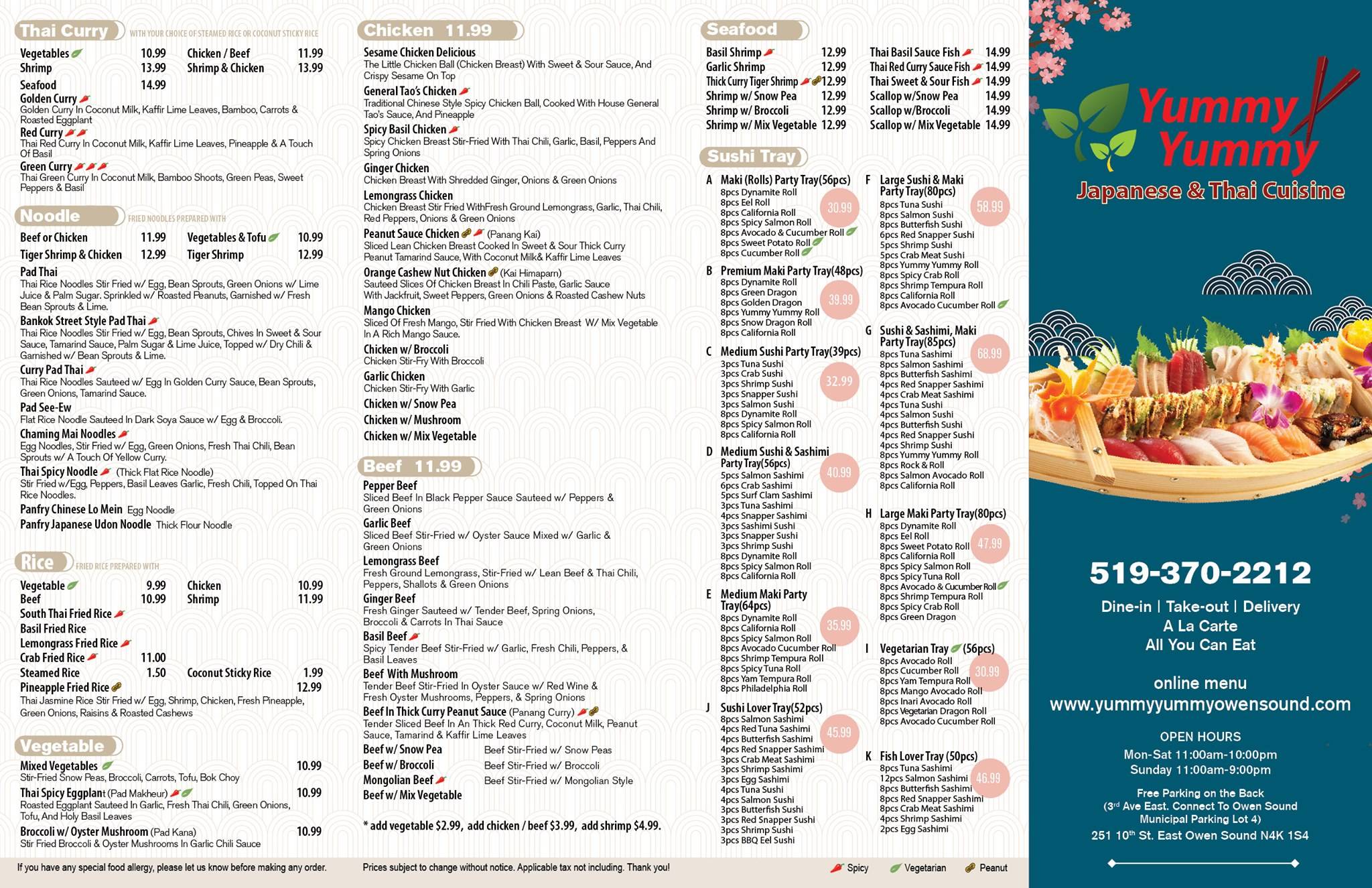 Menu at Asiatisches Restaurant Yummy Yummy, Nuremberg, Breslauer Str. 396