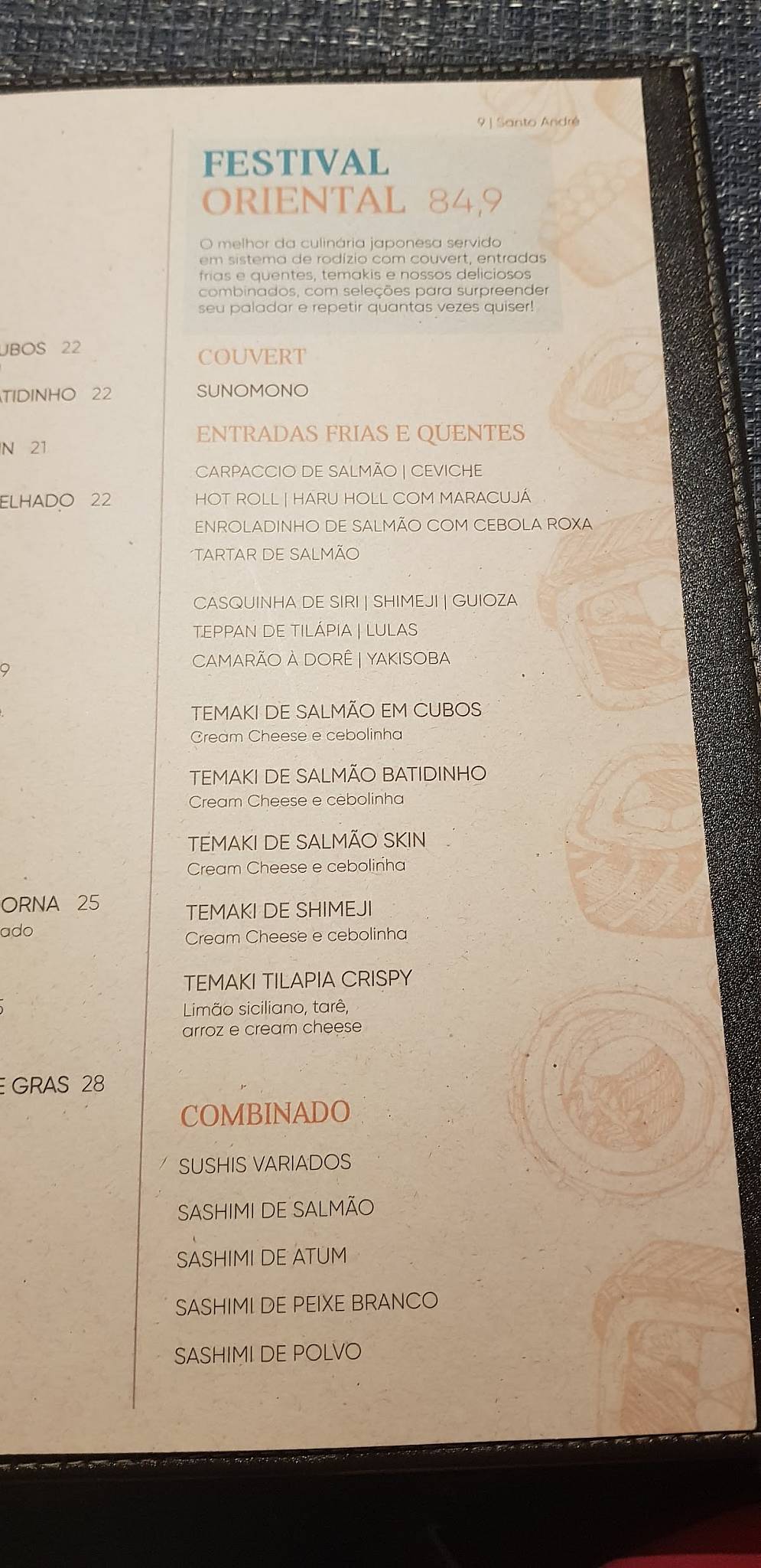 Menu em Restaurante Jangada - Santo André, Santo André, Av. Pereira Barreto