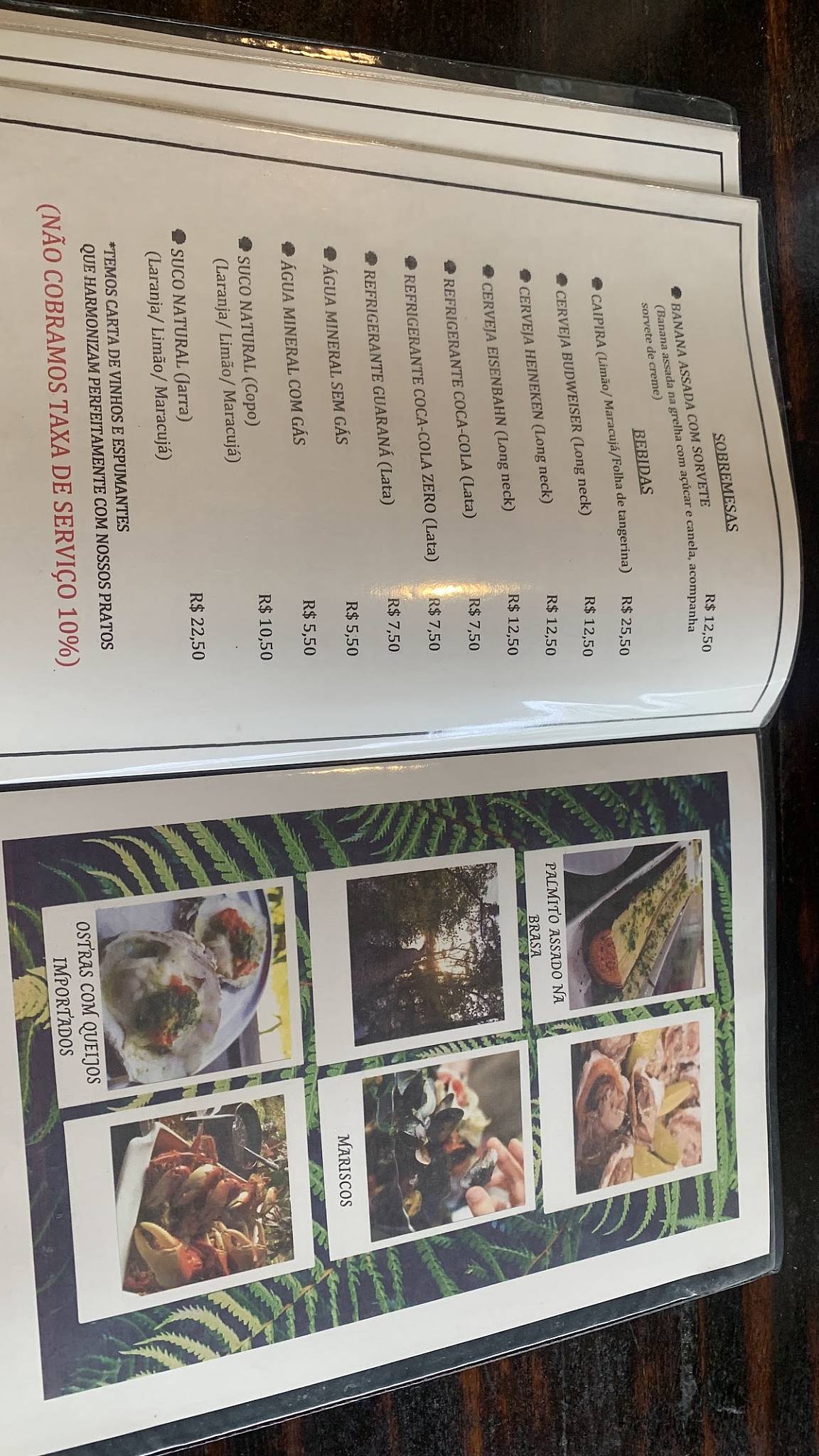 Menu em Restaurante Ostra Viva, Guaratuba