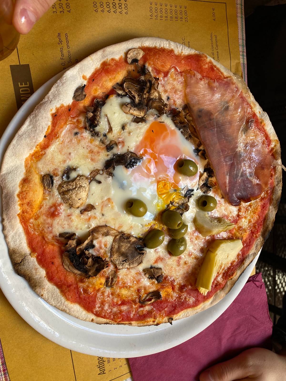 Меню Ristorante Pizzeria Navona Notte, Рим, Via del Teatro Pace