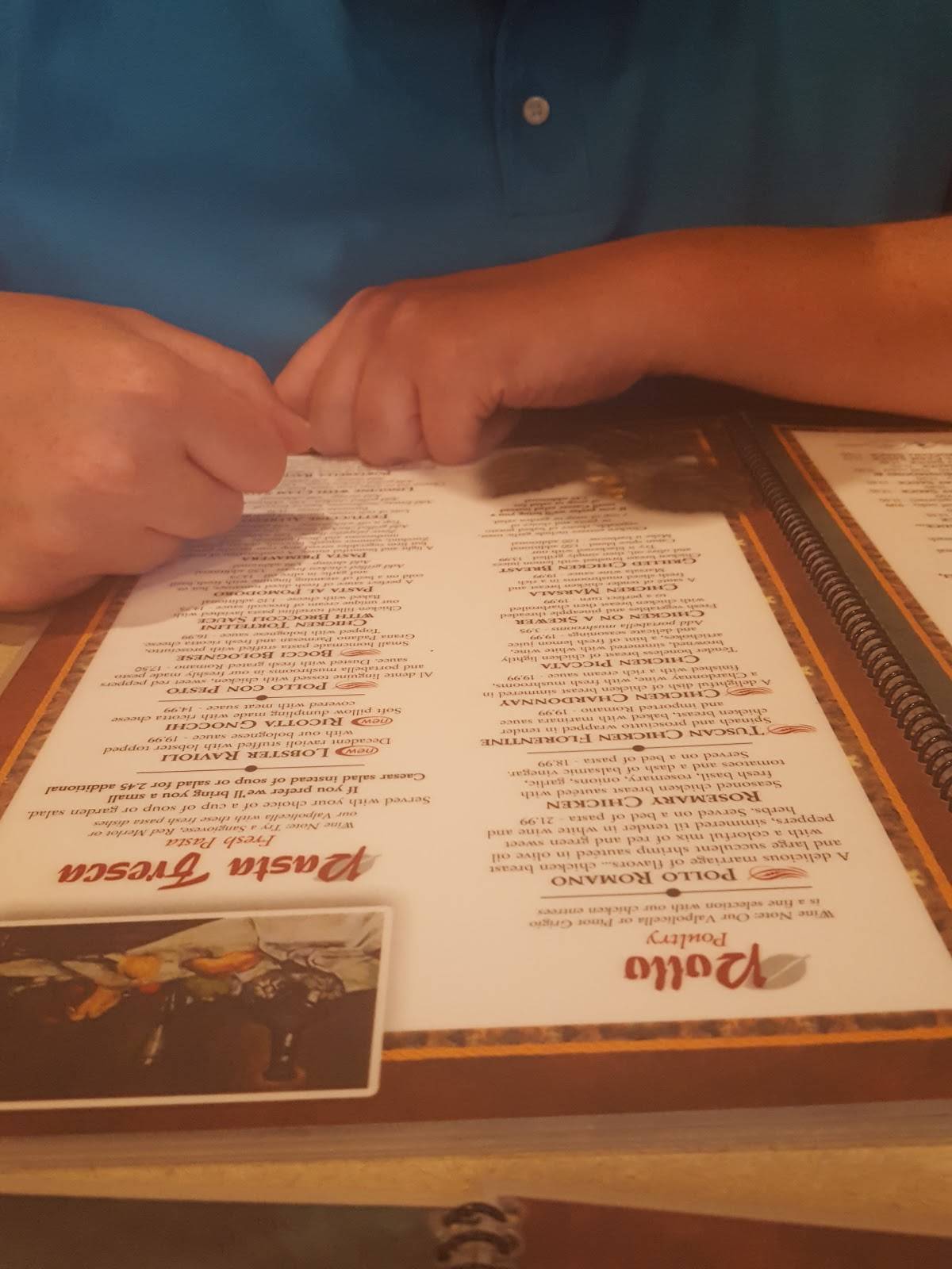Menu at Ruggero's Restaurant, Flint, Corunna Rd