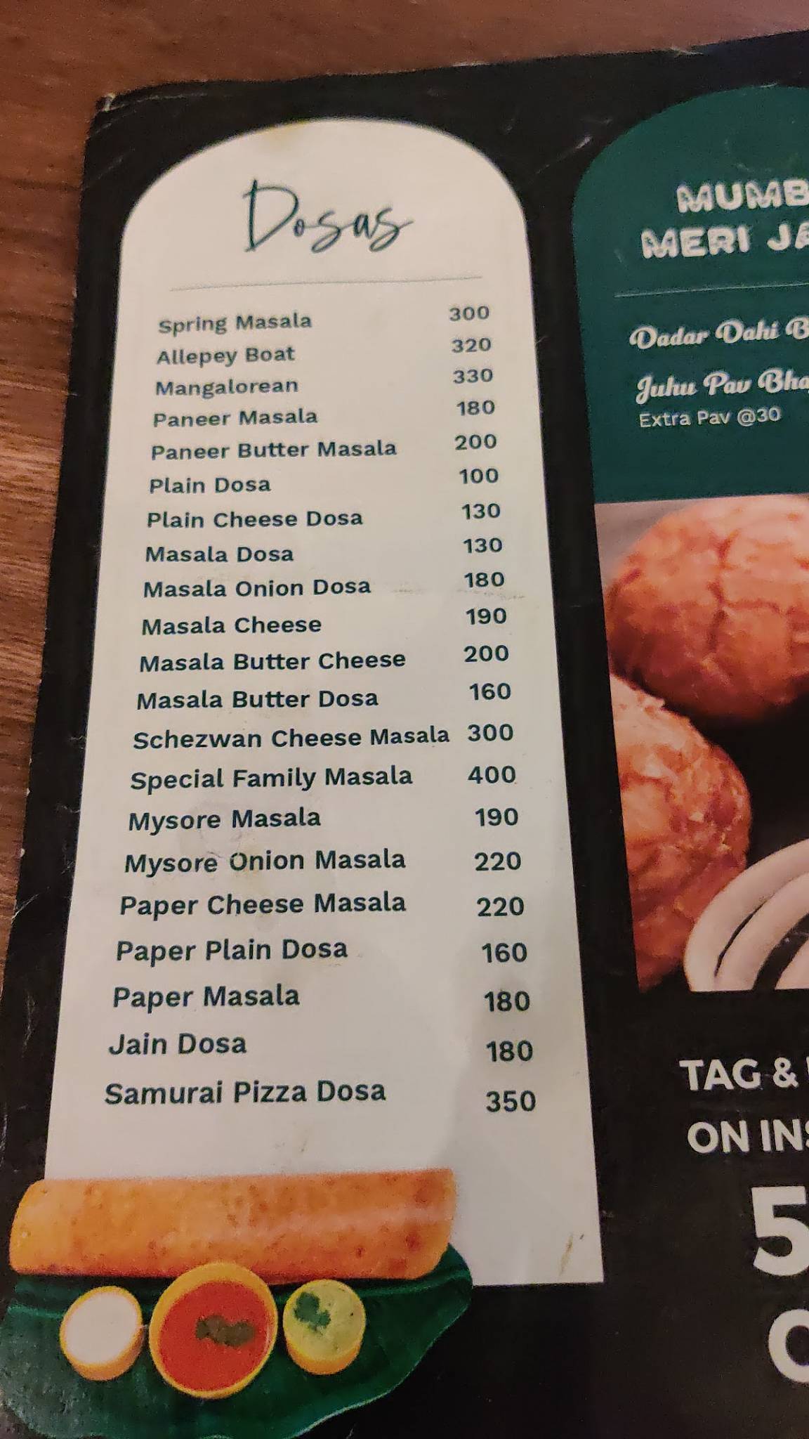 Menu at SIR South Indian Restaurant, Tinsukia