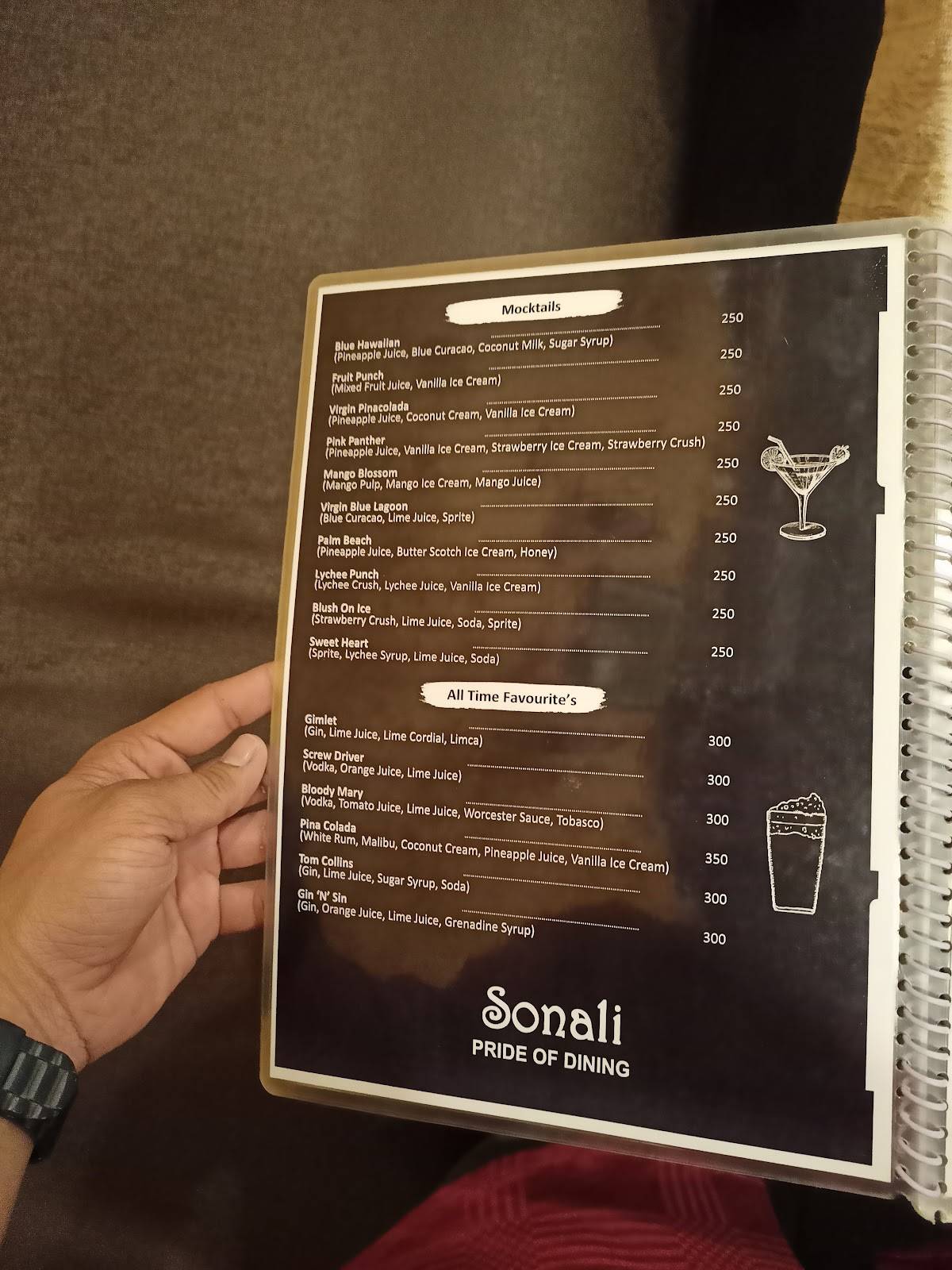 Menu at SONALI FAMILY RESTAURANT AND BAR, Dombivli
