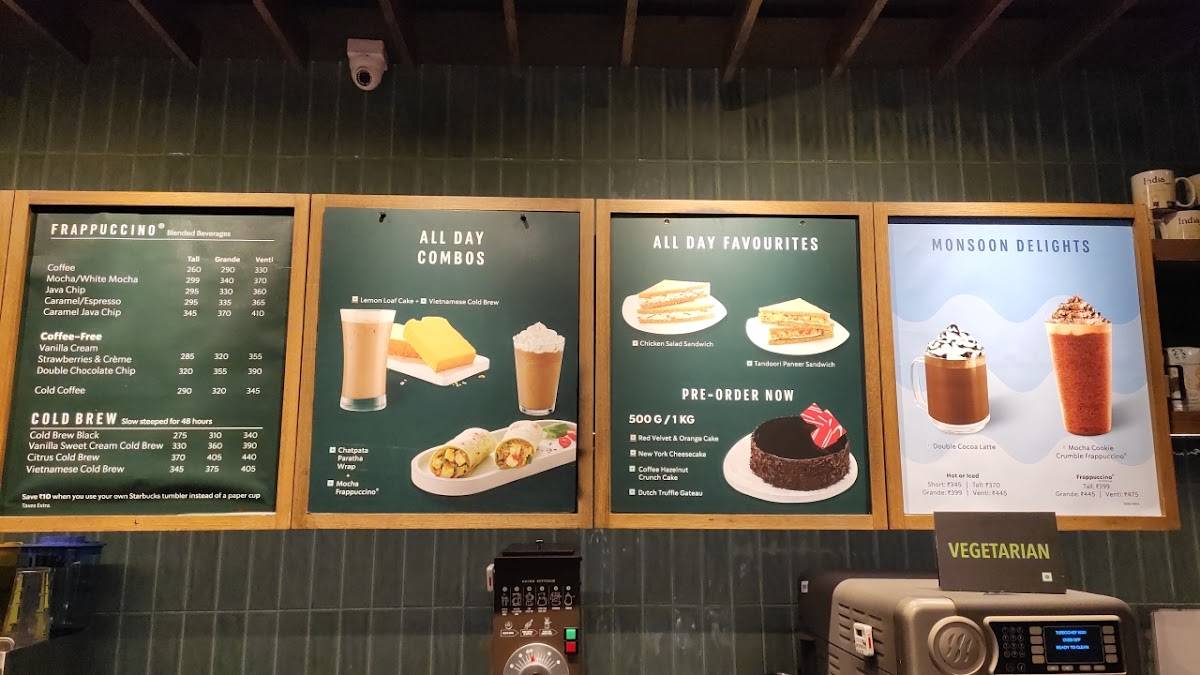 Menu at STARBUCKS COFFEE, Surat, VR